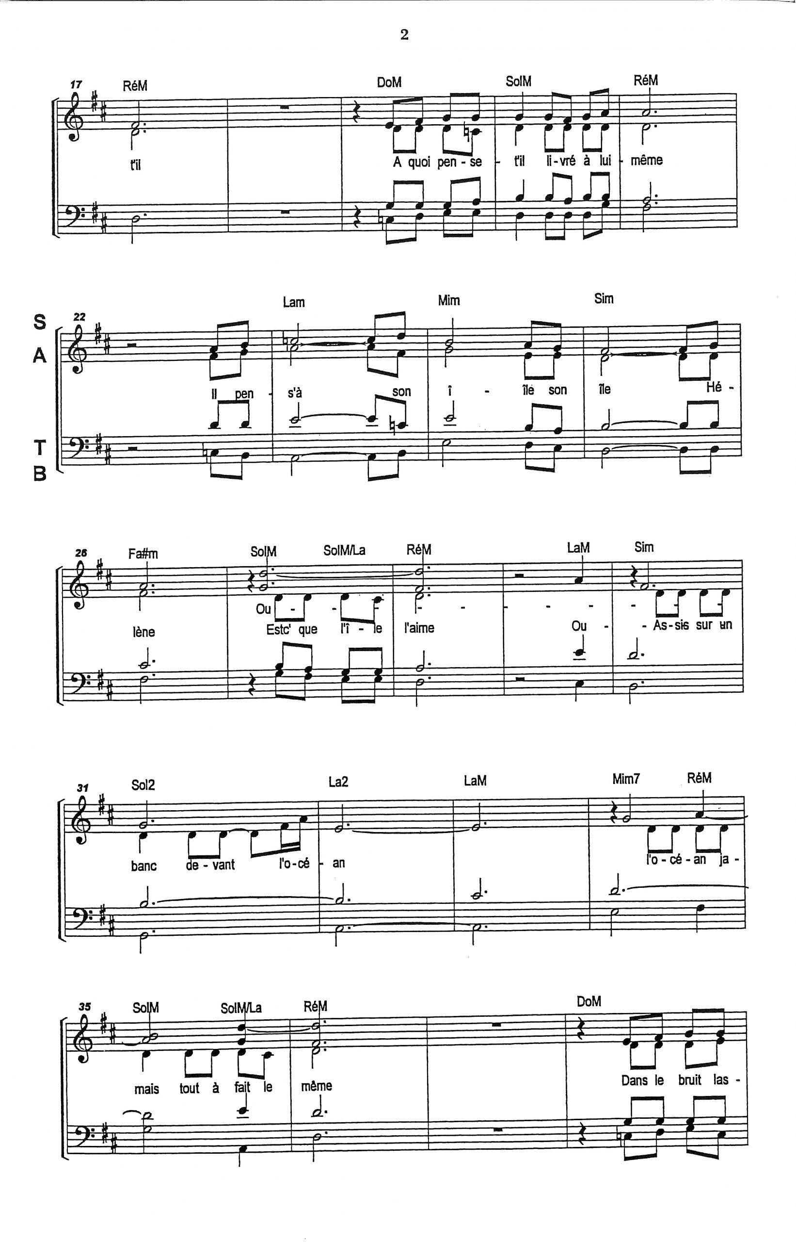 ILE HELENE (L') - La Boîte à Chansons